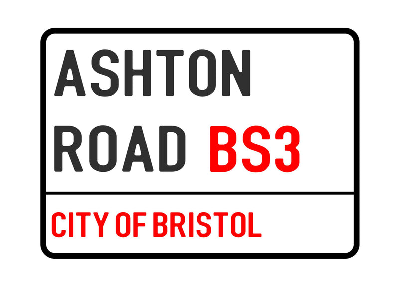 Edible cake toppers | Bristol City FC Street Sign | Edibilis