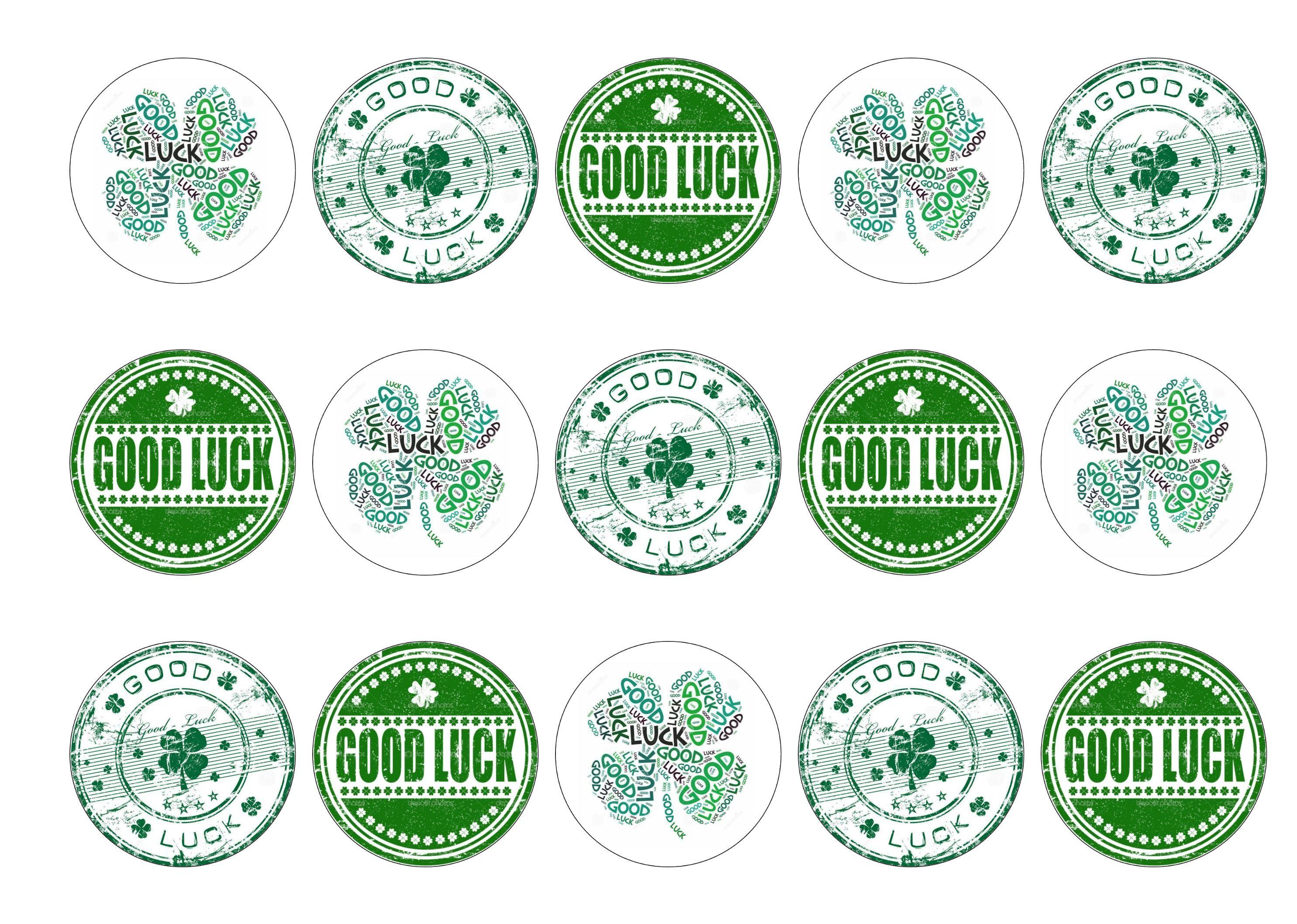 Good Luck Cupcake Toppers Printable Miss You Good Luck Banner,