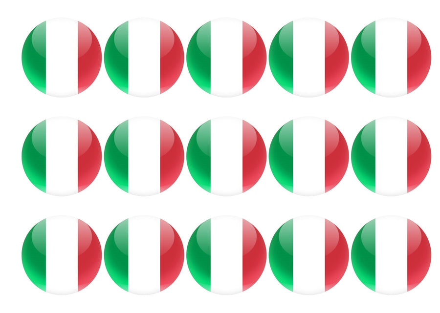 Edible cake toppers | Italy Flag Euro's 2021 | Edibilis