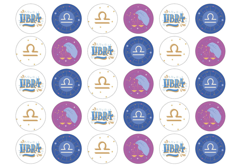 Edible cake toppers | Libra | Edibilis