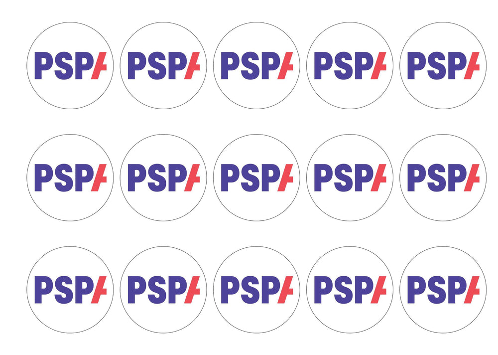 Edible cake toppers | PSPA logo | Edibilis