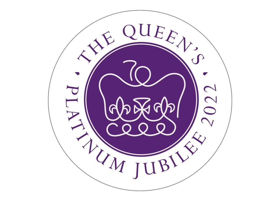 Edible cake toppers | Queen Elizabeth Platinum Jubilee logo | Edibilis
