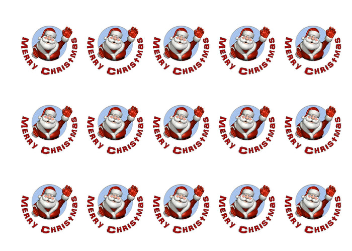 Edible cake toppers | Santa | Edibilis