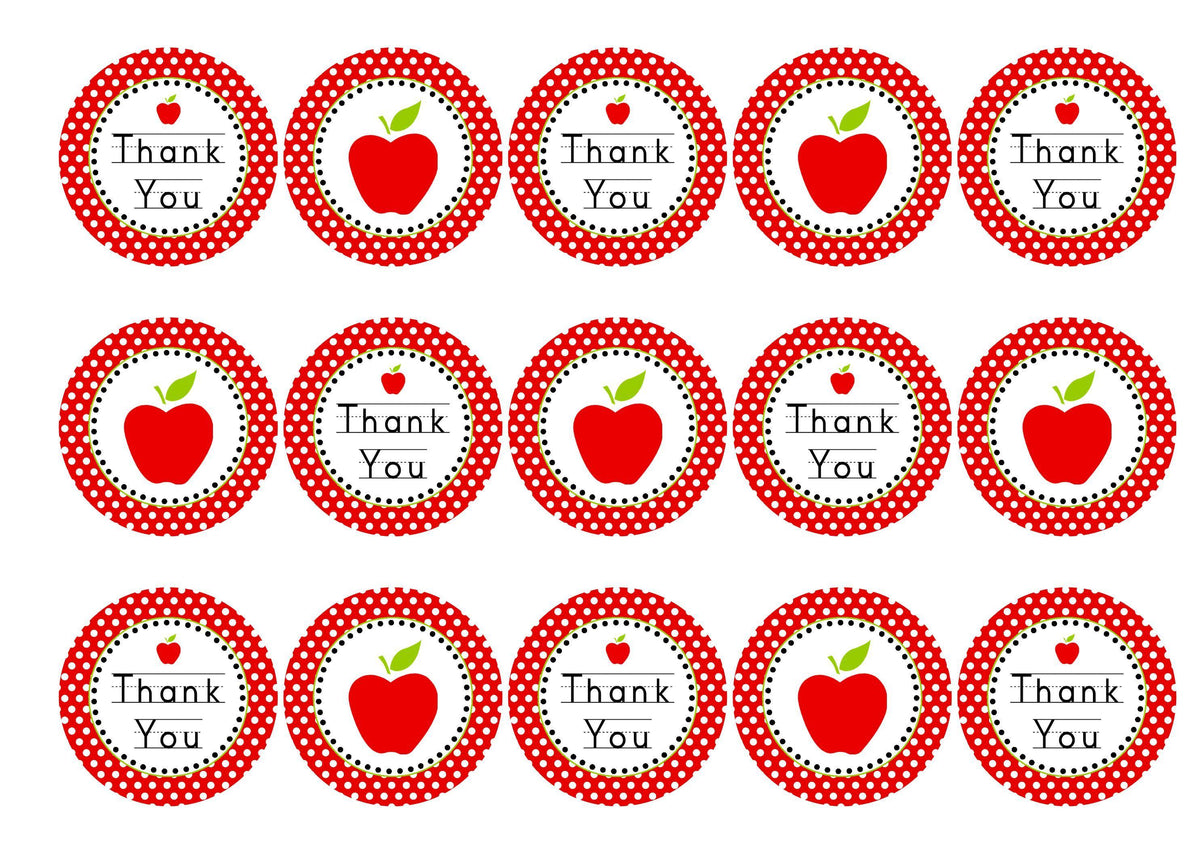 Edible cake toppers | Teacher Thank You | Edibilis